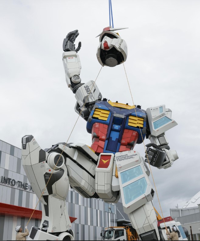 Patung Gundam Raksasa Siap Sambut World Expo 2025 di Osaka - KokuJapan.com